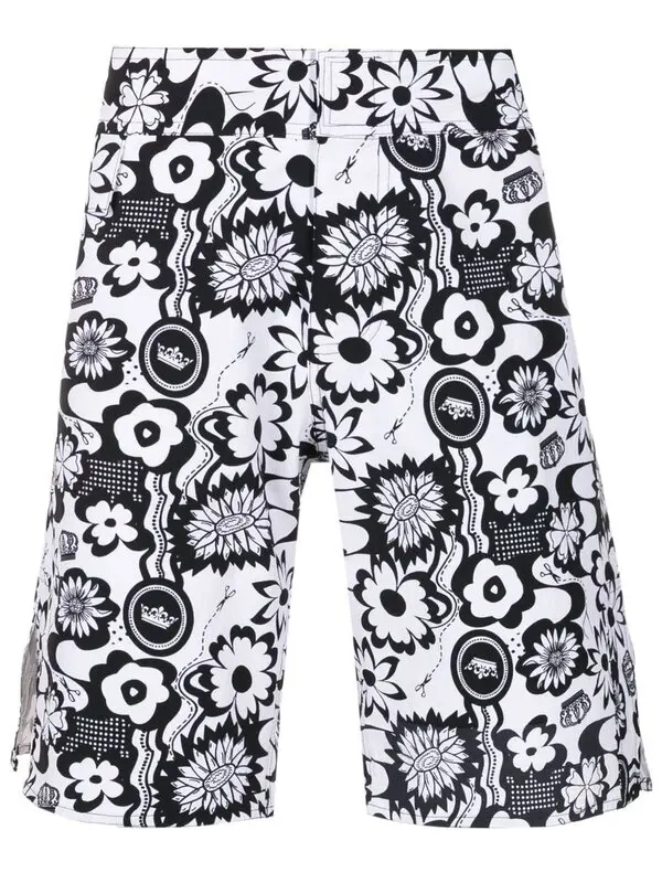 AMIR SLAMA Graphic-print Bermuda Shorts