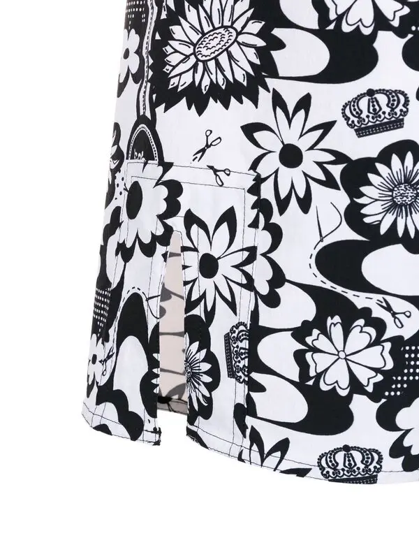 AMIR SLAMA Graphic-print Bermuda Shorts