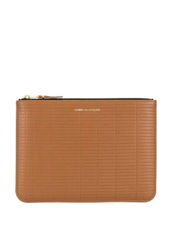 Comme Des Garçons Brick Line Wallet - Brown