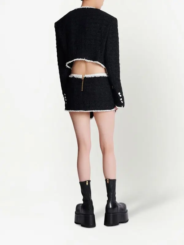Balmain Tweed Mini Skirt