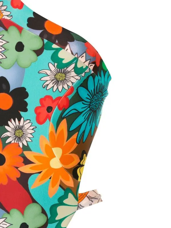 AMIR SLAMA Floral-print Swimsuit