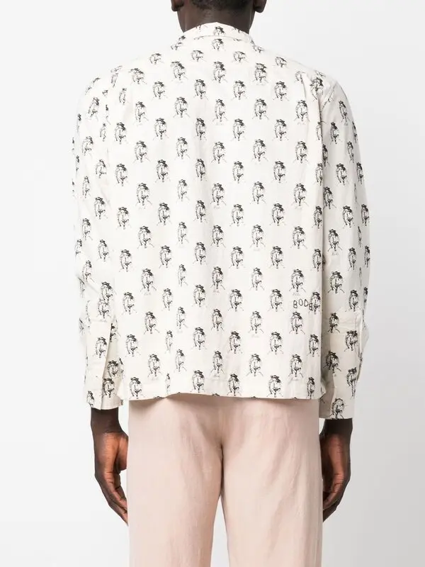 BODE Graphic-print Long-sleeve Shirt