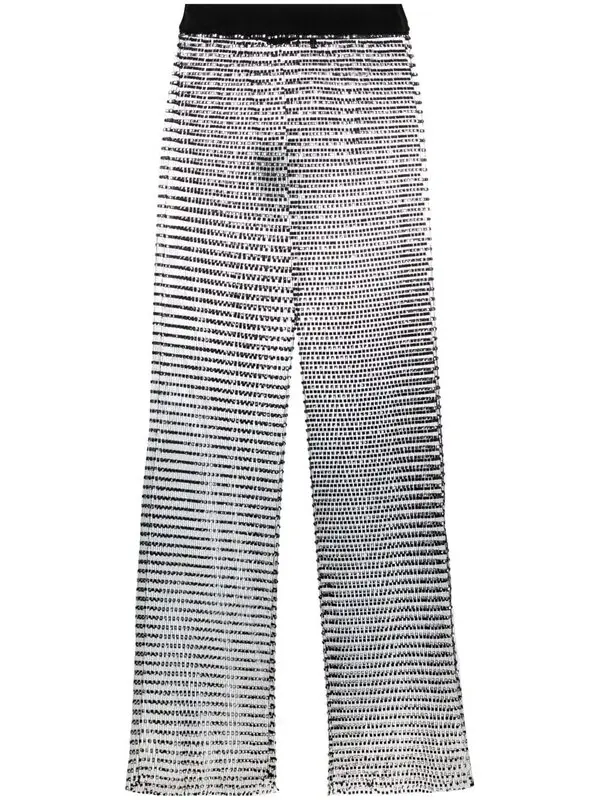 ROTATE BY BIRGER CHRISTENSEN Crystal-embellished Trousers
