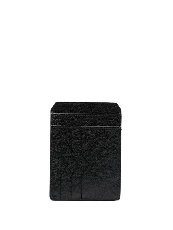 VALEXTRA Logo-print Leather Cardholder