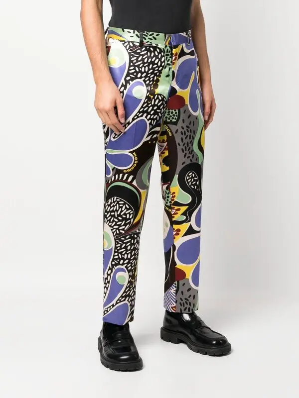 Moschino All-over Graphic Print Tailored Trousers