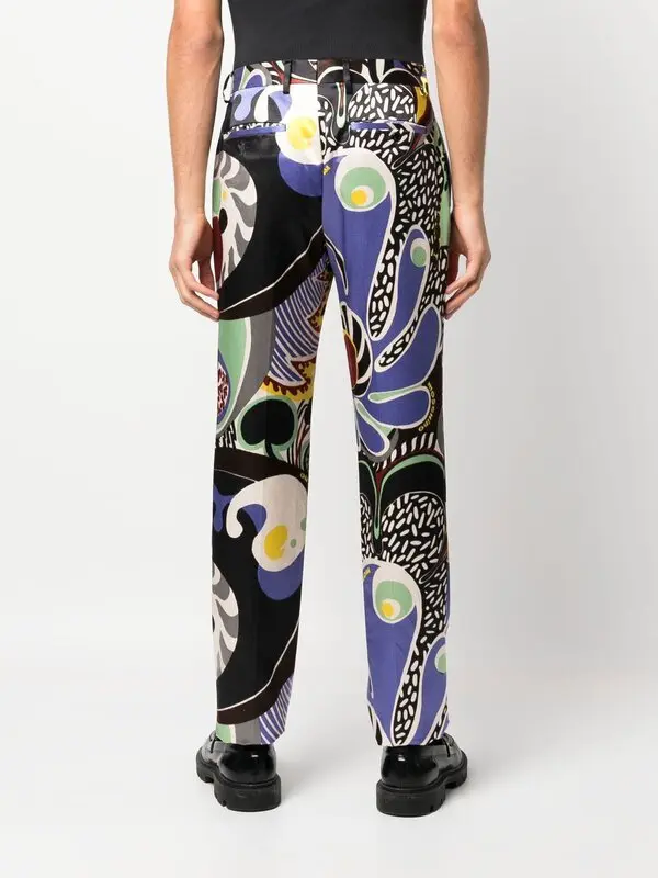 Moschino All-over Graphic Print Tailored Trousers