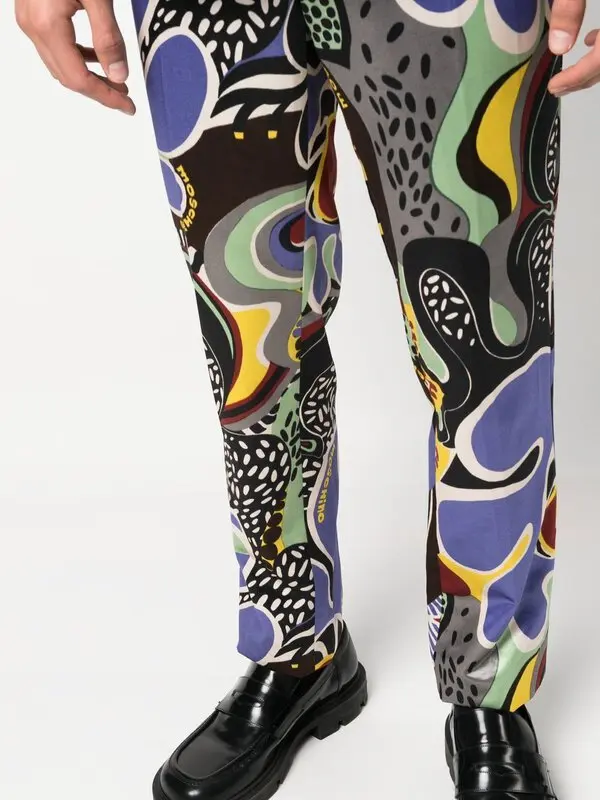 Moschino All-over Graphic Print Tailored Trousers