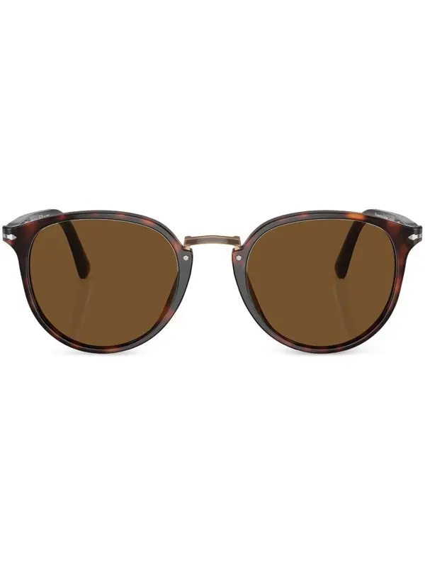 Persol Tortoiseshell-effect Sunglasses - Brown