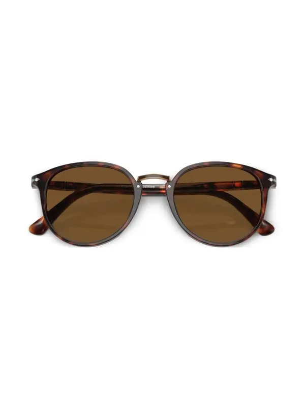 Persol Tortoiseshell-effect Sunglasses - Brown