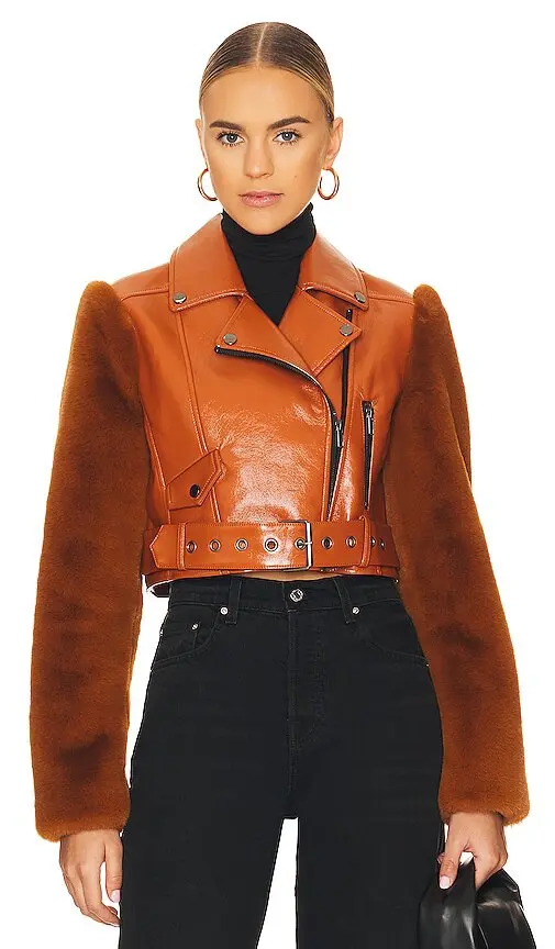 CAMILA COELHO Florencia Moto Jacket