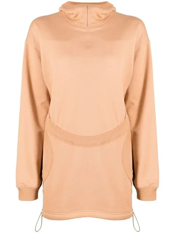 DION LEE Interlock Mask Hoodie