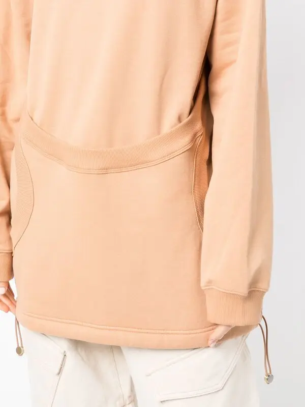 DION LEE Interlock Mask Hoodie