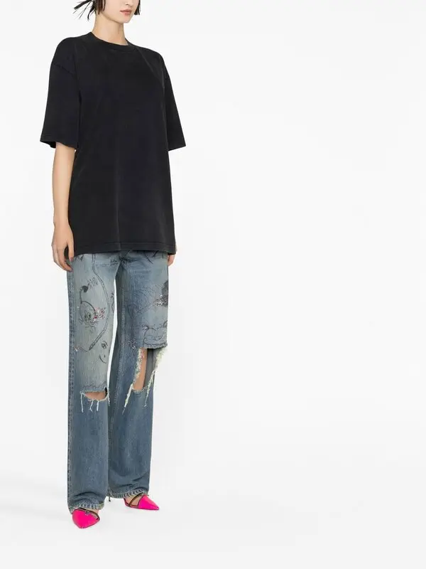 Balenciaga Logo-print Cotton T-shirt