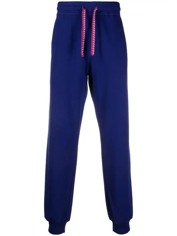 LANVIN Drawstring-waistband Detail Track Pants - Blue