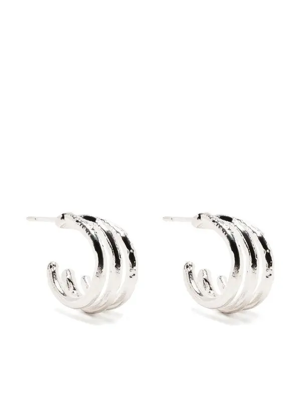 ALIGHIERI The Child's Pose Hoop Earrings - Silver