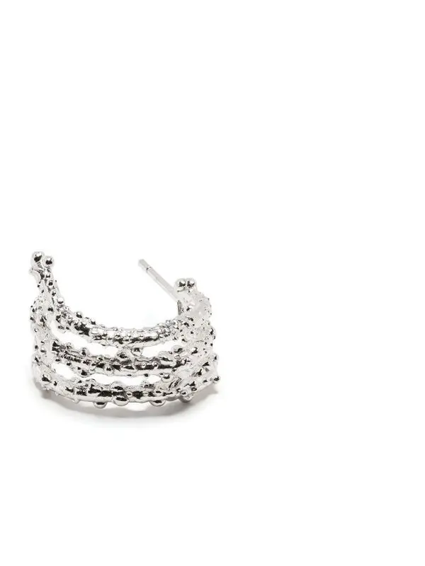 ALIGHIERI The Single Crumbling Hoop Earring