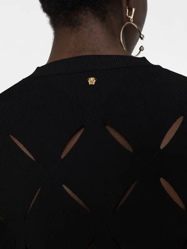 Versace Cut-out Knitted Jumper
