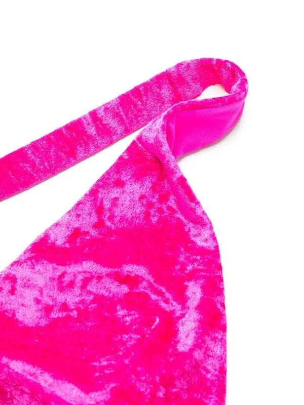 Versace Medusa Plaque Triangle Bikini Top
