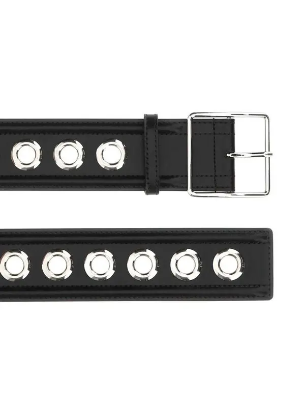 Alexander McQueen 50mm Eyelet-detail Belt