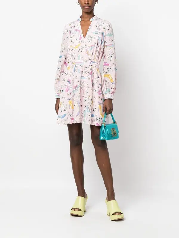 Moschino Floral-print Mini Dress