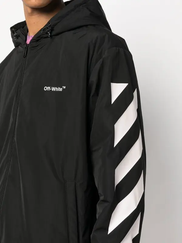 Off-White Diag Logo-print Windbreaker