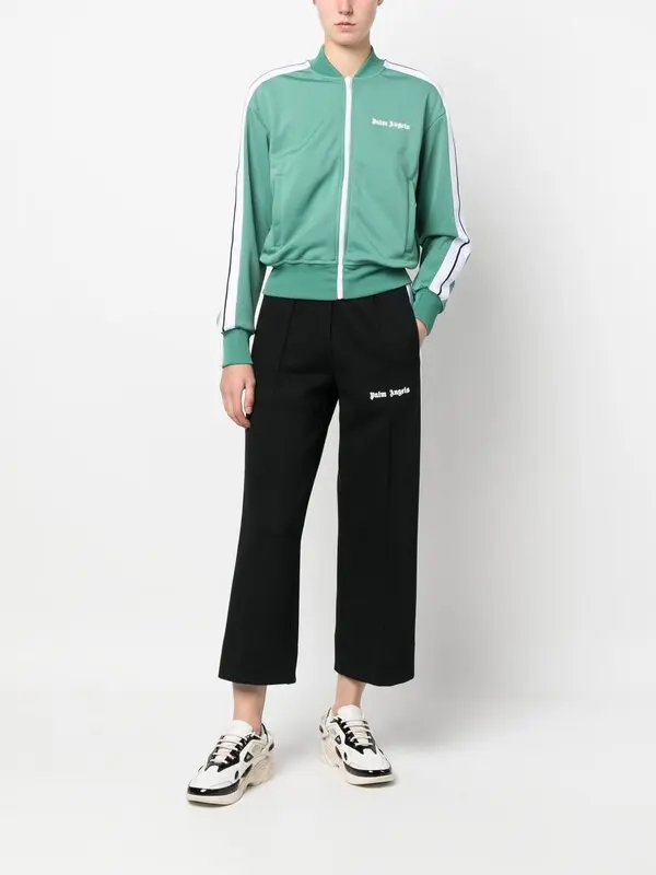 Palm Angels Logo-print Track Jacket - Green