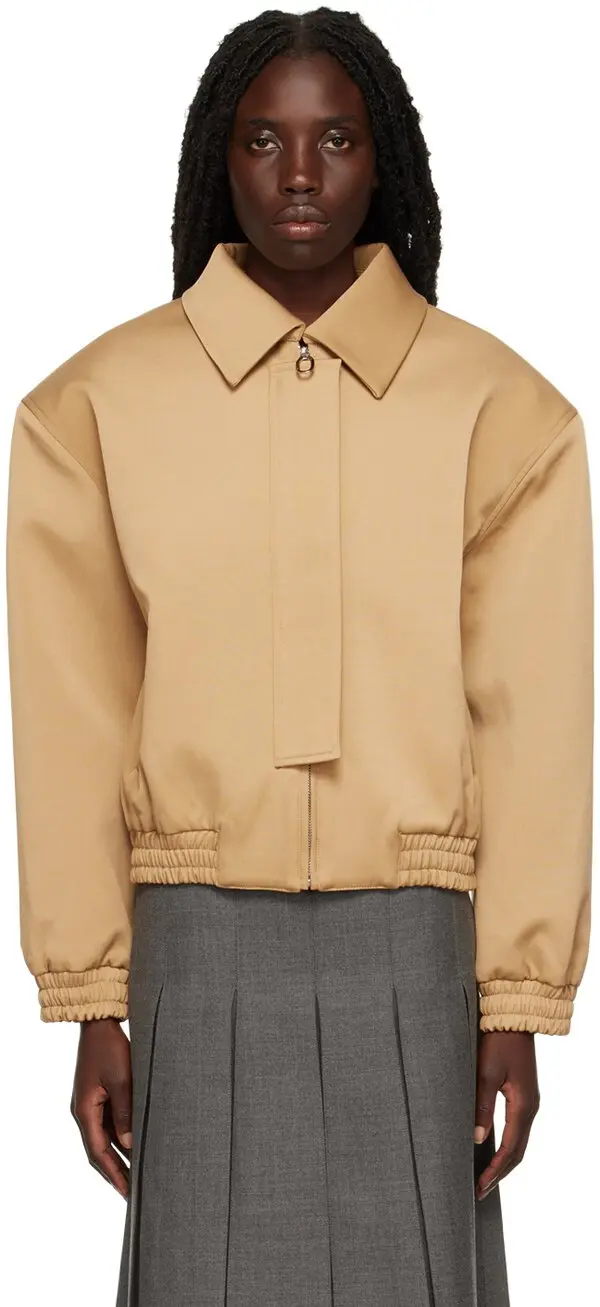 fax copy express ジャケット ブルゾン Fax Copy Express Exclusive Jacket In Beige - 55% Off | Editorialist