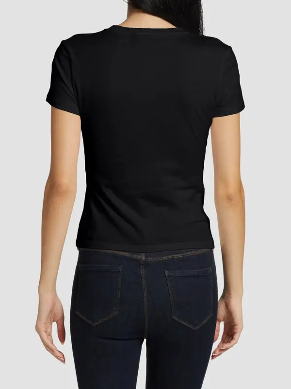 Theory Tiny Short-sleeve Cotton Tee - Black