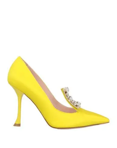 ROGER VIVIER Pumps With Appliqués - Yellow