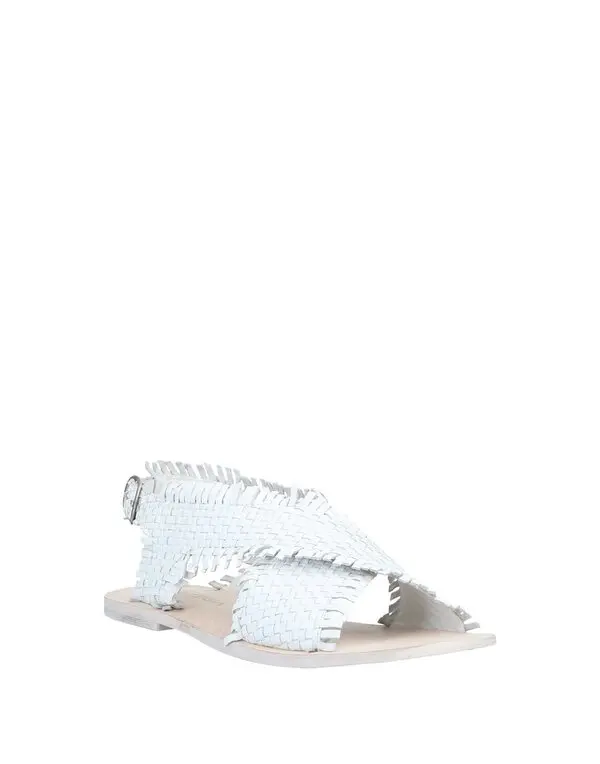 STRATEGIA Sandals In Calfskin - White