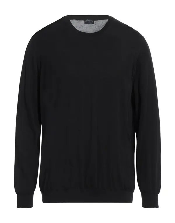 DRUMOHR Knitted Cotton Sweater - Black