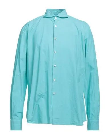 ALESSANDRO GHERARDI Shirt Size Cotton - Turquoise