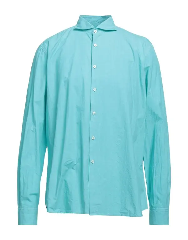 ALESSANDRO GHERARDI Shirt Size Cotton - Turquoise