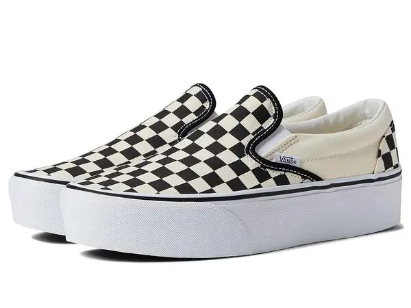 VANS Classic Slip-on Stackform Quilted Platform Shoes - Black