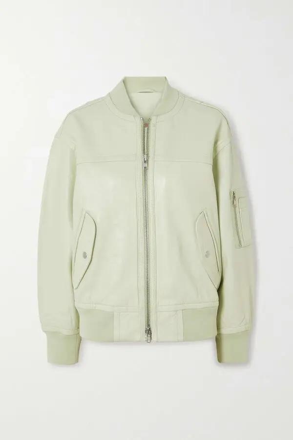 STAND STUDIO Icon Leather Bomber Jacket