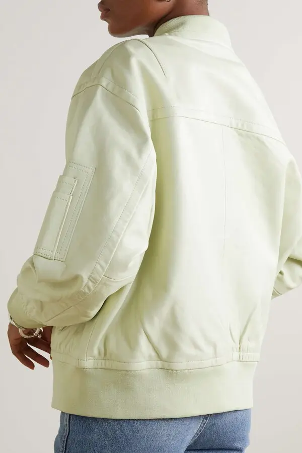 STAND STUDIO Icon Leather Bomber Jacket