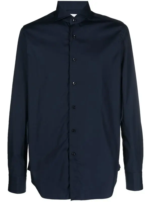 XACUS Wrinkle-free Tailored Travel Shirt - Blue