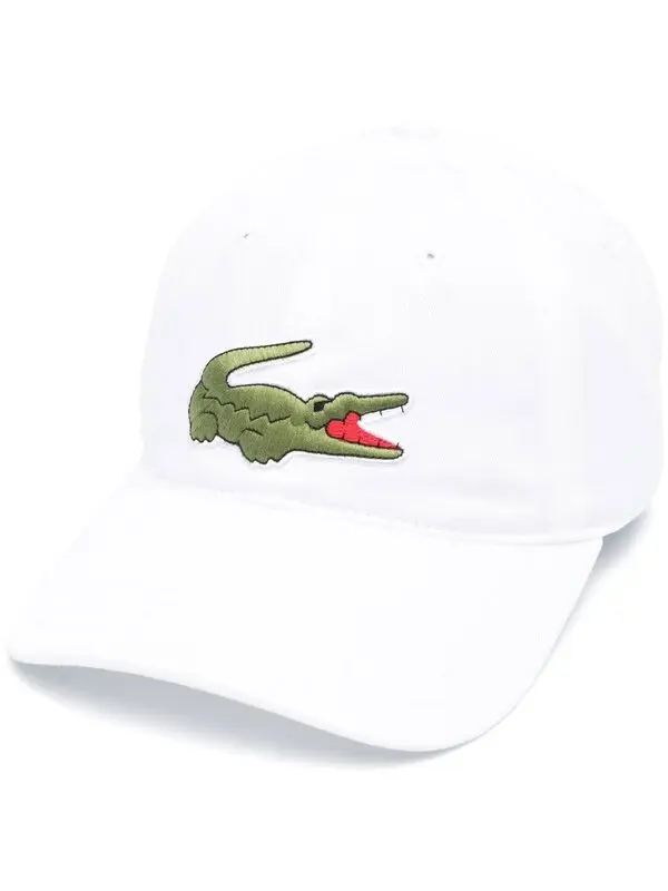 Lacoste Embroidered Baseball Cap - White