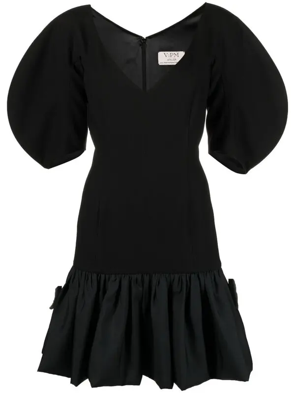 V:PM ATELIER Eline Puff-sleeve Minidress