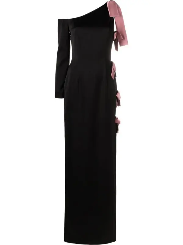 V:PM ATELIER Sadie Bow-embellished Gown