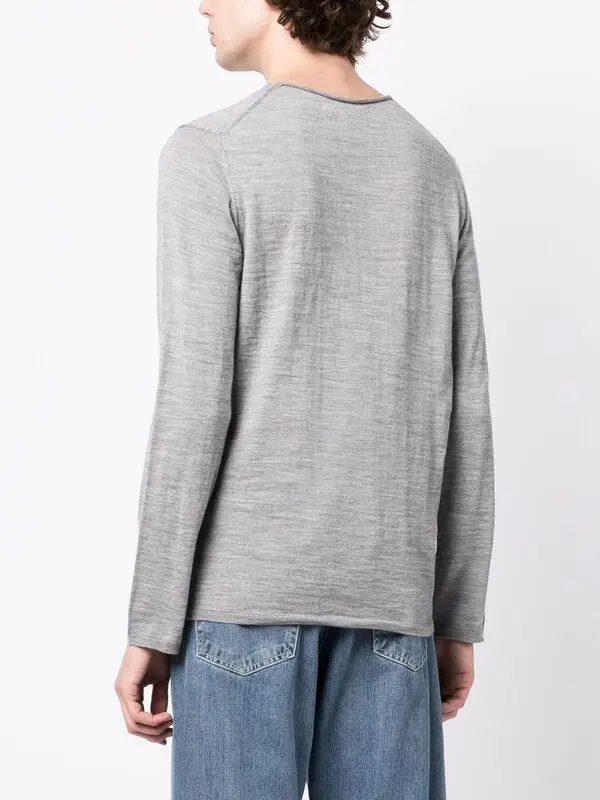 Comme Des Garçons Graphic-print Jumper - Grey