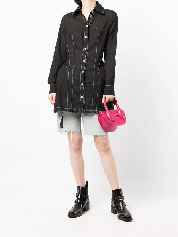 Natasha Zinko Point D'esprit Shirt Dress