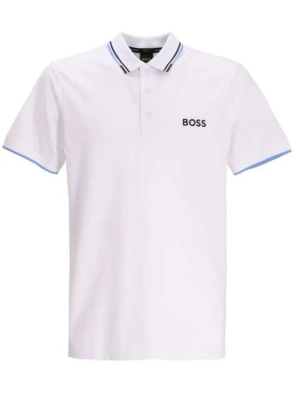 BOSS Embroidered-logo Polo Shirt - Pink