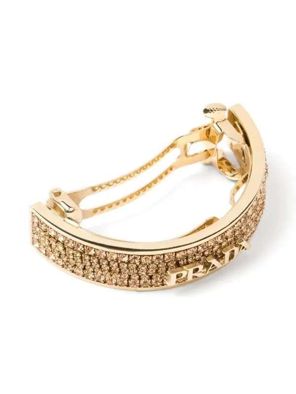 Prada Crystal-embellished Hair Clip