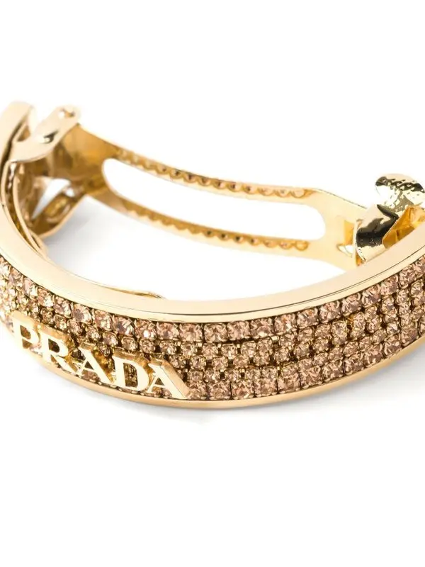 Prada Crystal-embellished Hair Clip