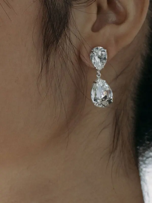 JENNIFER BEHR Judy Crystal Drop Earrings