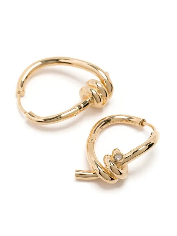 Completedworks Knot-detail Hoop Earrings