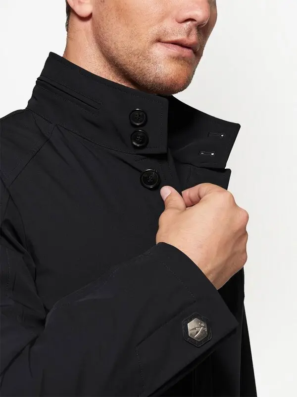 NORWEGIAN WOOL Padded Single-breasted Coat