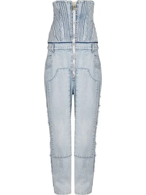 Balmain Boyfriend Corset Jeans