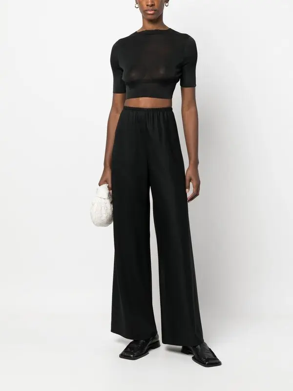 THE ROW High-waisted Wide-leg Trousers